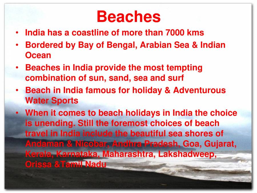 Indian Heritage - Beaches - PowerPoint Slides - LearnPick India