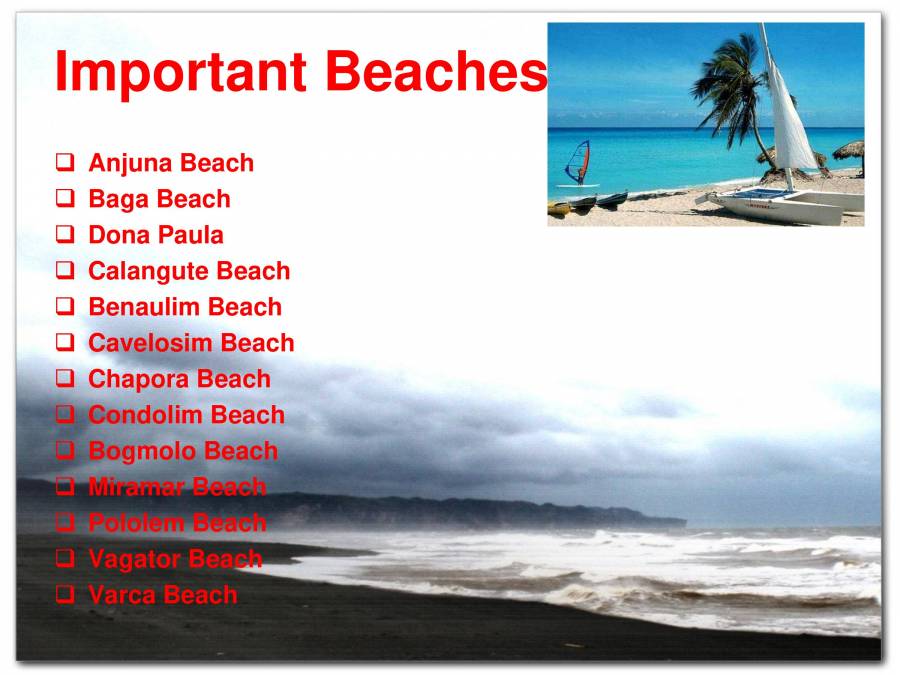 Indian Heritage - Beaches - PowerPoint Slides - LearnPick India