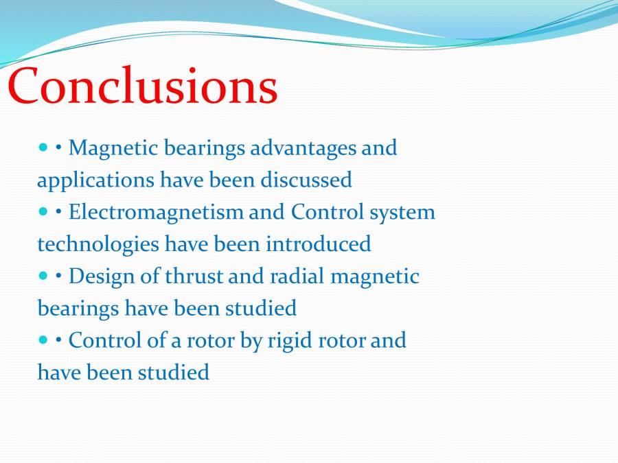 Active Magnetic Bearing (AMB) - PowerPoint Slides - LearnPick India