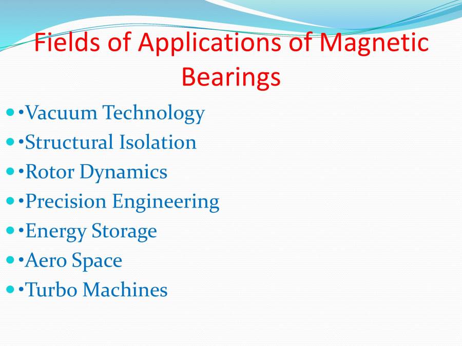 Active Magnetic Bearing (AMB) - PowerPoint Slides - LearnPick India