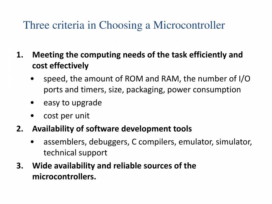 Introduction To 8051 - PowerPoint Slides - LearnPick India