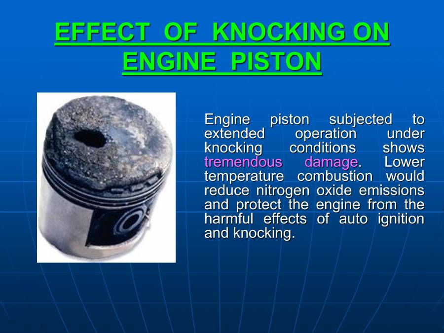KNOCKING IN IC ENGINES - PowerPoint Slides - LearnPick India