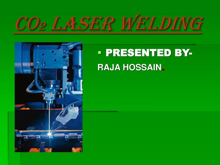 Welding- A Fabrication Process - PowerPoint Slides - LearnPick India