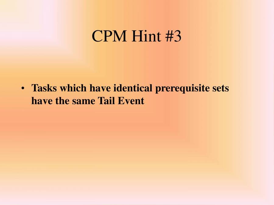 Pert - CPM - PowerPoint Slides - LearnPick India