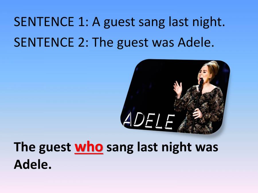 Relative Clause (Who, Whom, That, Whose) - PowerPoint Slides ...