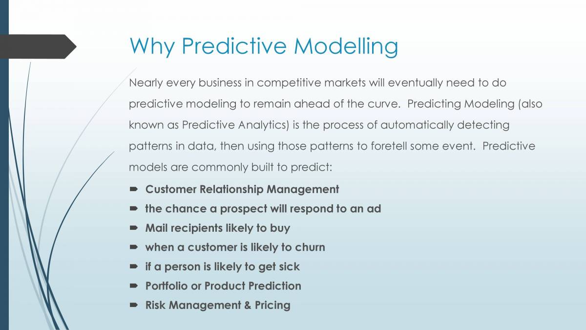 Predictive Analytics - PowerPoint Slides - LearnPick India