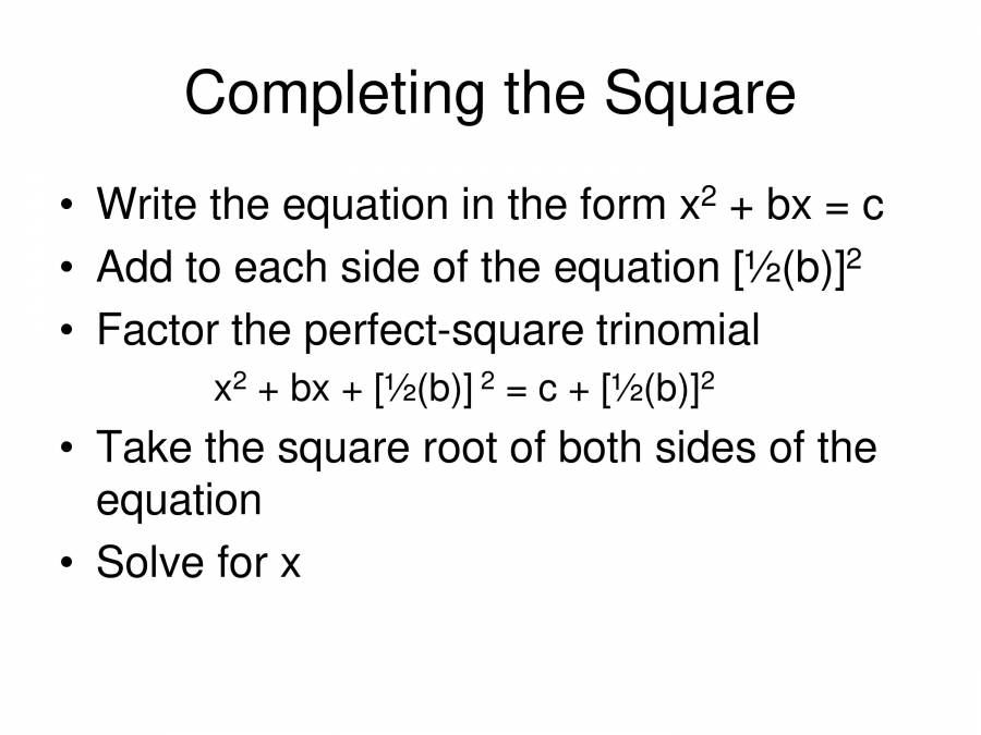 Mathematics - Quadratic Equation - PowerPoint Slides - LearnPick India