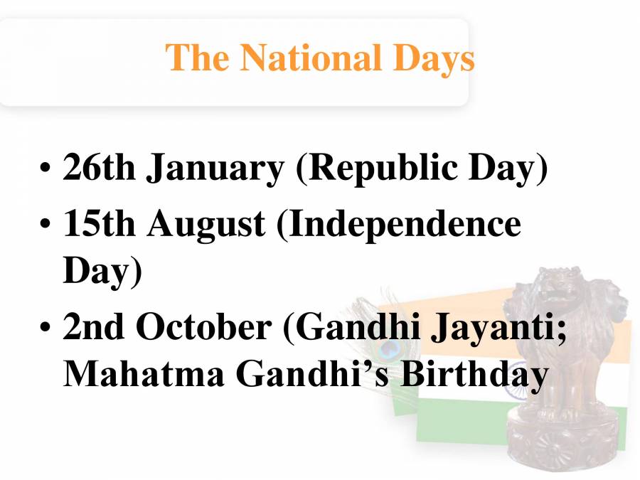 Indian Heritage - National Things - PowerPoint Slides - LearnPick India