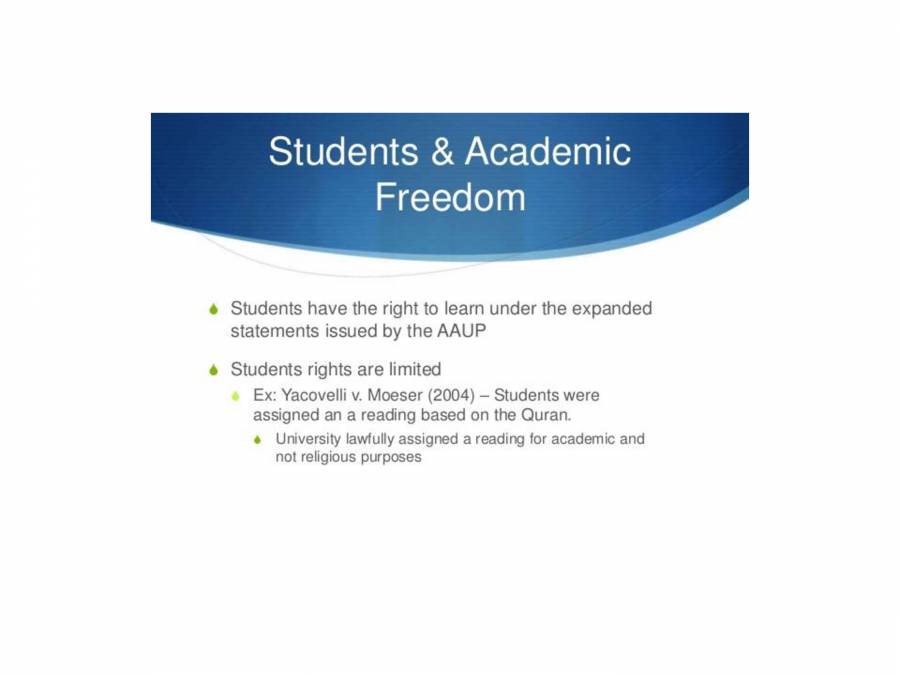 Academic Freedom - PowerPoint Slides - LearnPick India