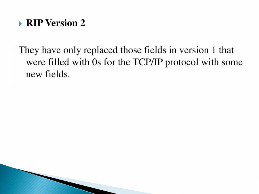 RIP:Routing Information Protocol - PowerPoint Slides - LearnPick India
