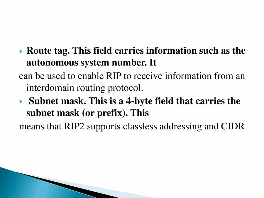 RIP:Routing Information Protocol - PowerPoint Slides - LearnPick India