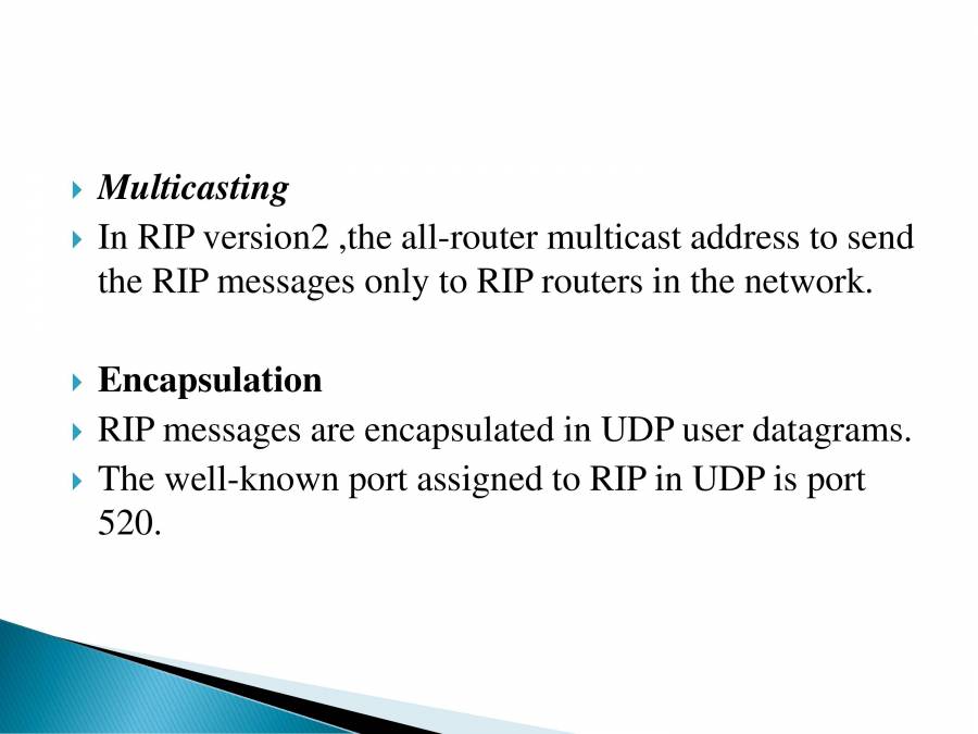 Rip Routing Information Protocol Powerpoint Slides Learnpick India
