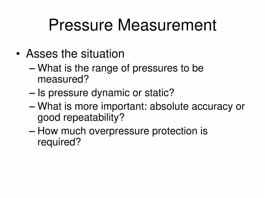 Various Types Of Pressure Gauges - PowerPoint Slides - LearnPick India