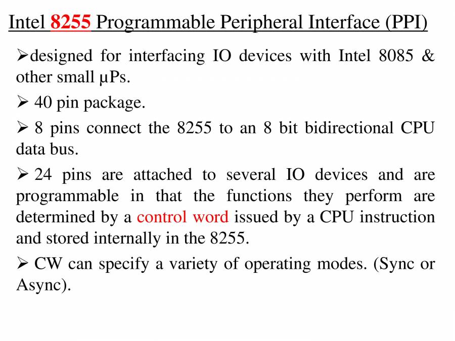 8255-PPI - PowerPoint Slides - LearnPick India