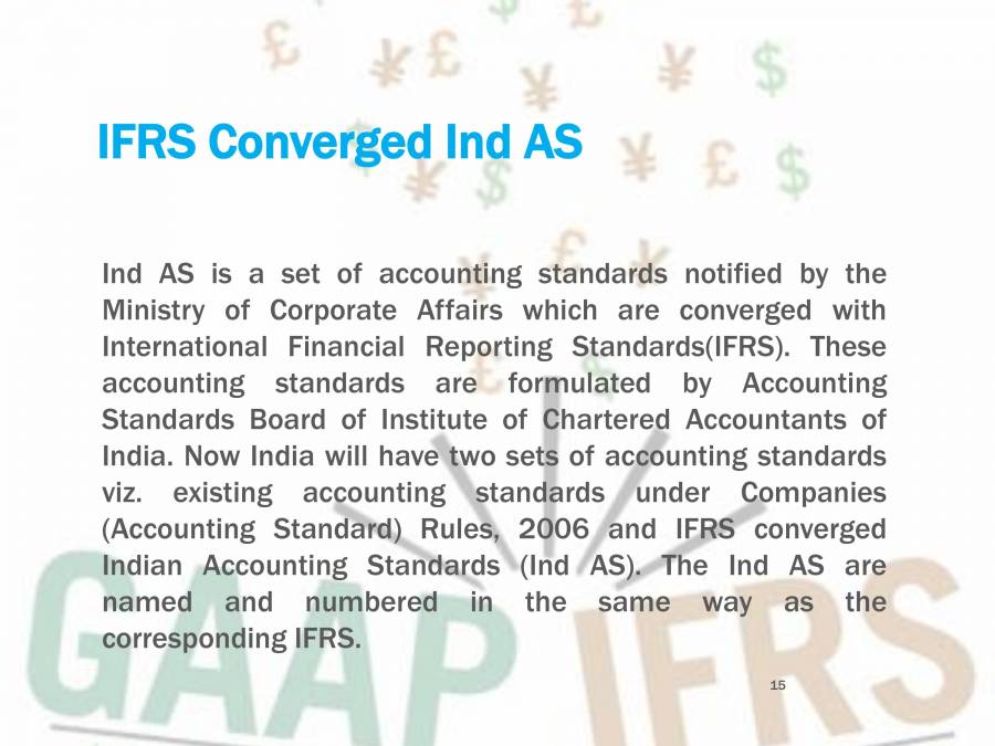 IFRS Converged Ind AS - PowerPoint Slides - LearnPick India