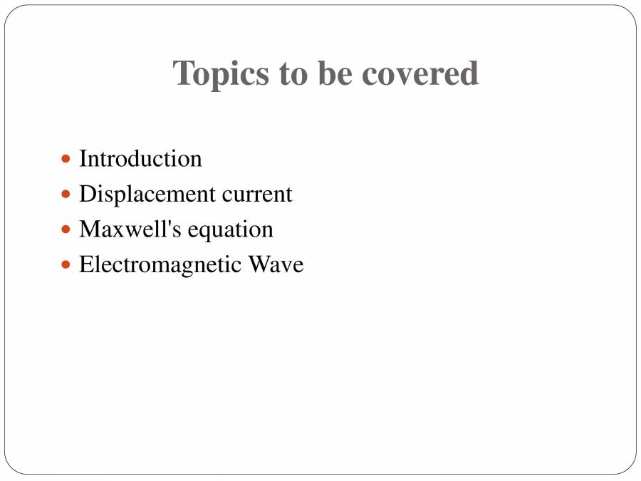 Electromagnetic Wave Theory - PowerPoint Slides - LearnPick India