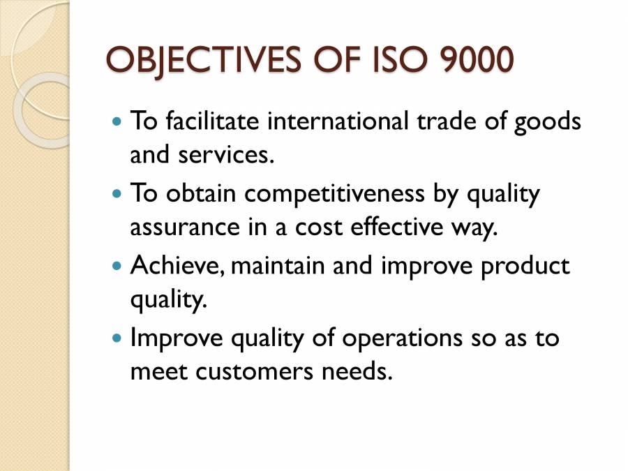 ISO 9000 - PowerPoint Slides - LearnPick India