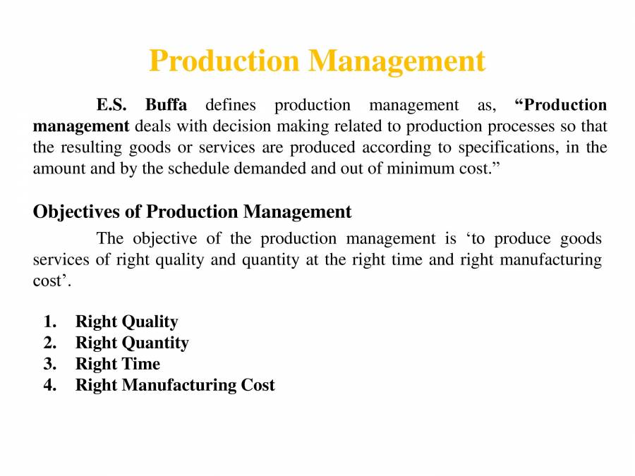 Production & Operation Management - PowerPoint Slides - LearnPick India