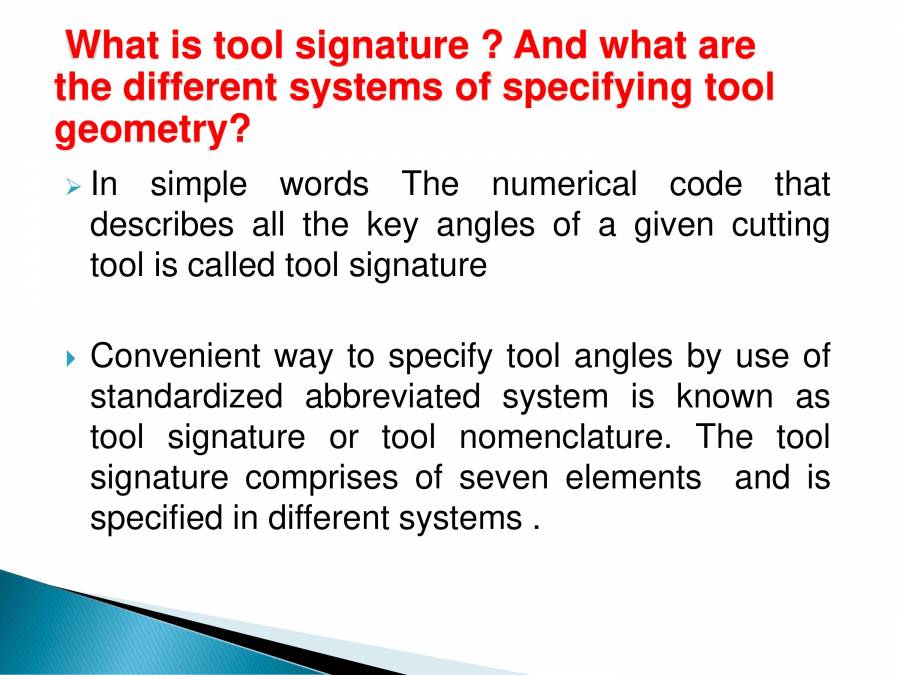Notes Theory Of Machining - PowerPoint Slides - LearnPick India