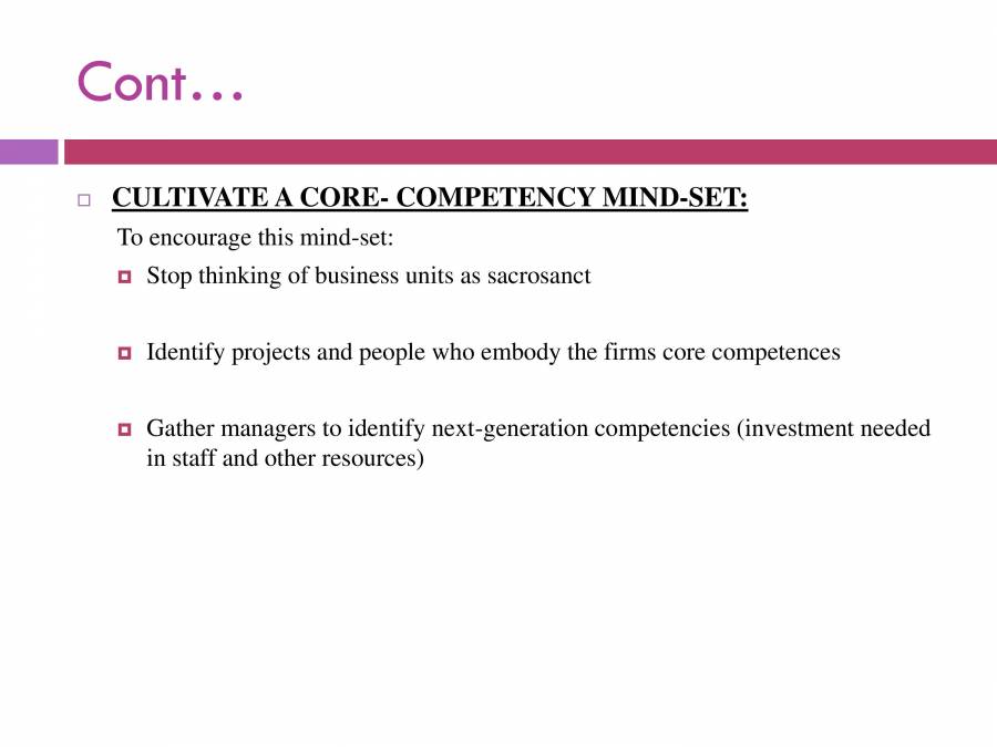 Core Competencies - PowerPoint Slides - LearnPick India