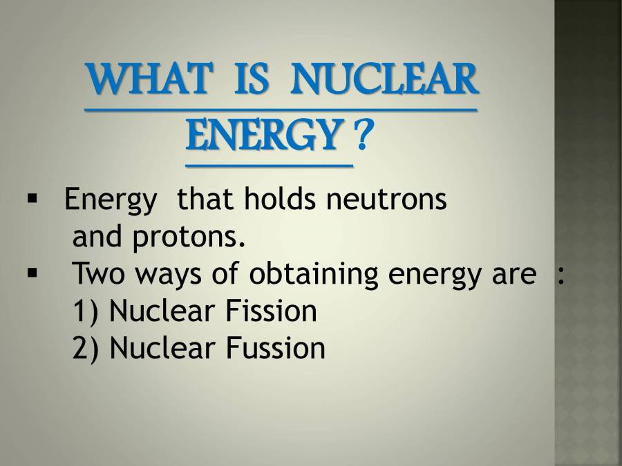 Nuclear Power Plant - PowerPoint Slides - LearnPick India