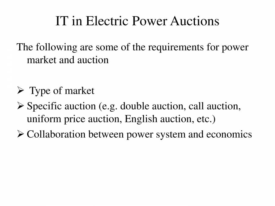 Role Of Information Technology In Power System - PowerPoint Slides ...