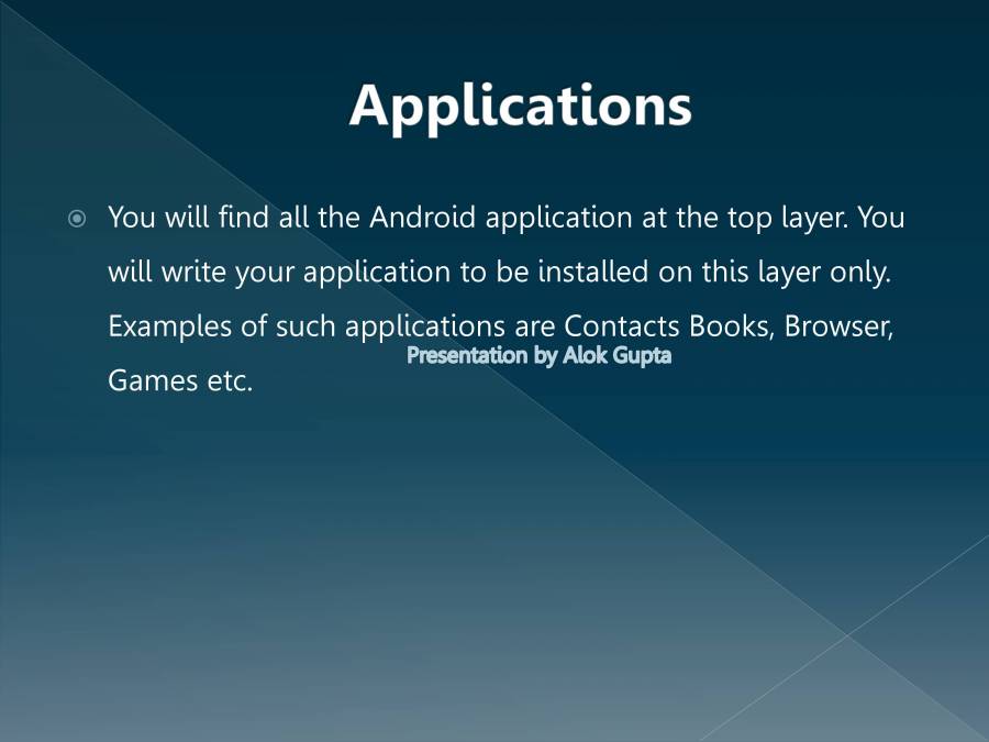 Android Introduction - PowerPoint Slides - LearnPick India