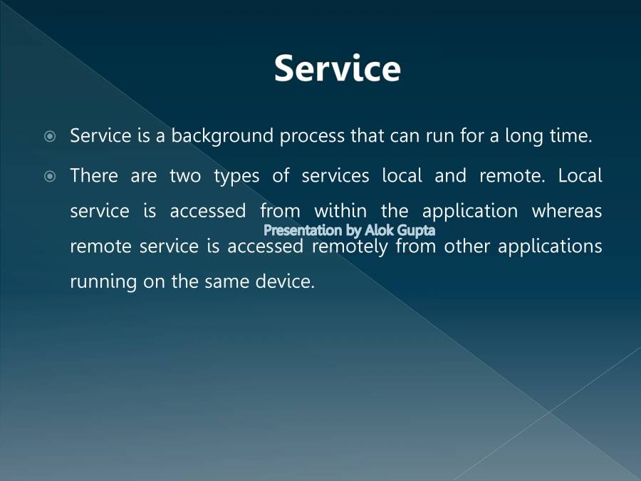 Android Introduction - PowerPoint Slides - LearnPick India