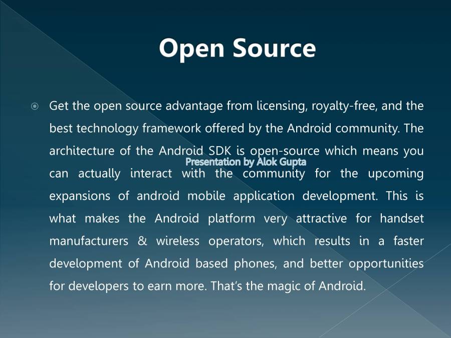 Android Introduction - PowerPoint Slides - LearnPick India