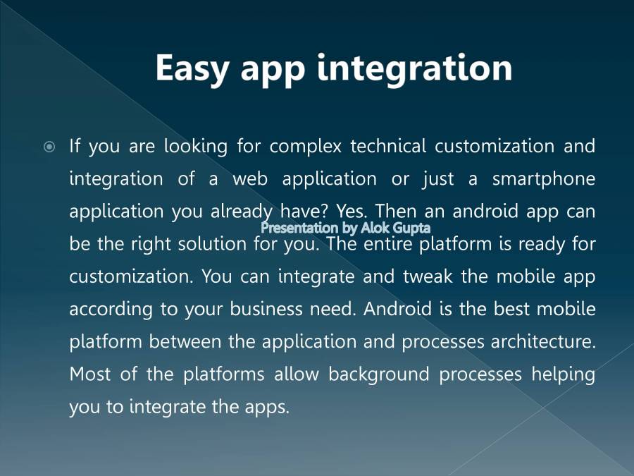 Android Introduction - PowerPoint Slides - LearnPick India