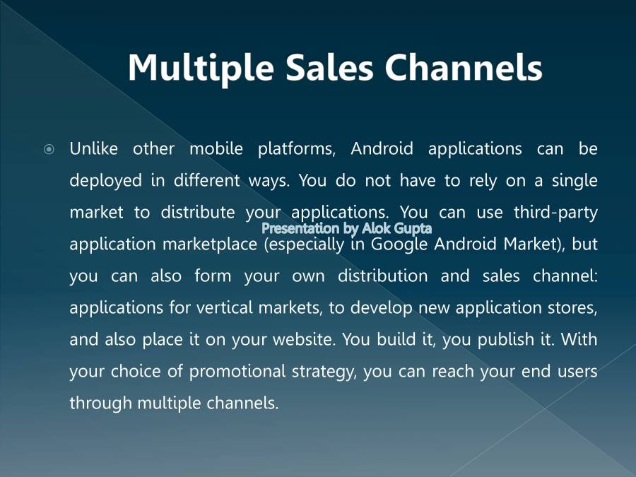 Android Introduction - PowerPoint Slides - LearnPick India