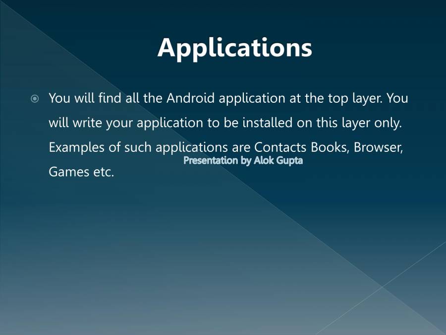 Android Introduction - PowerPoint Slides - LearnPick India