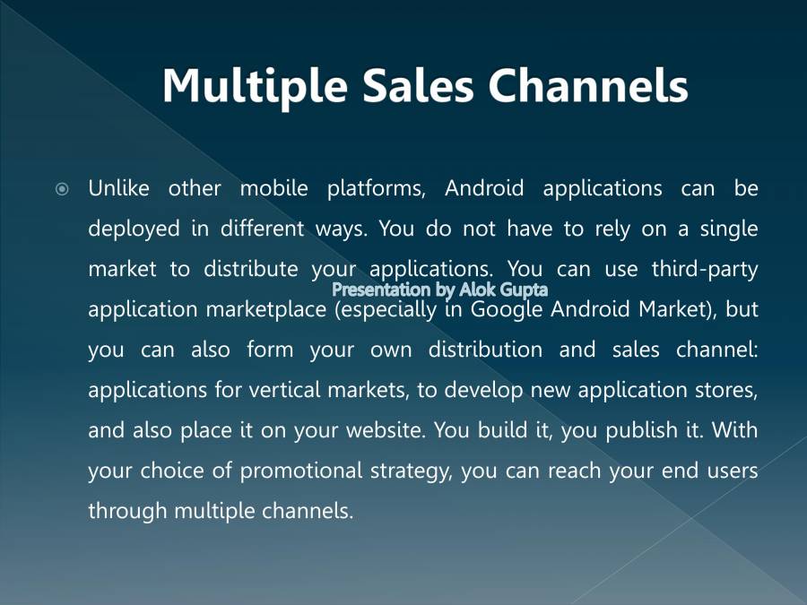 Android Introduction - PowerPoint Slides - LearnPick India