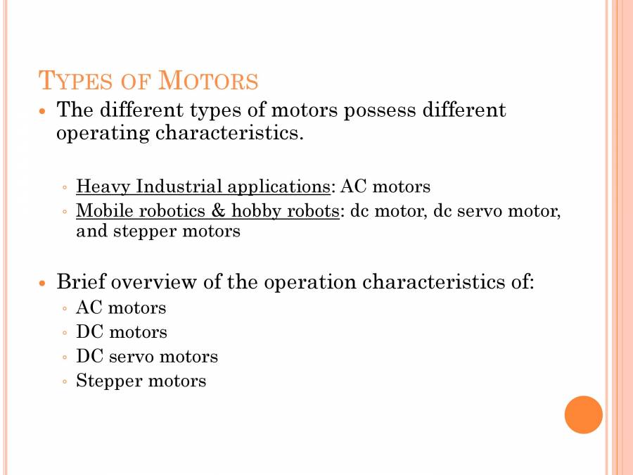 Introduction To Motors - PowerPoint Slides - LearnPick India
