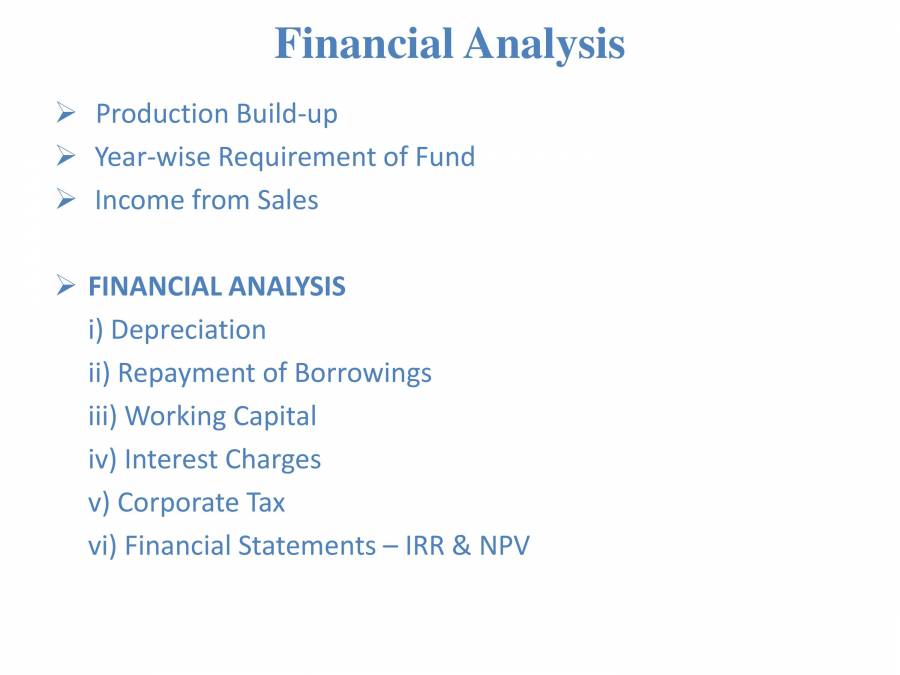 Project Financials - PowerPoint Slides - LearnPick India