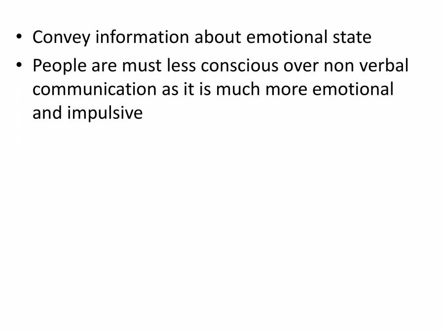 Non Verbal Communication - PowerPoint Slides - LearnPick India