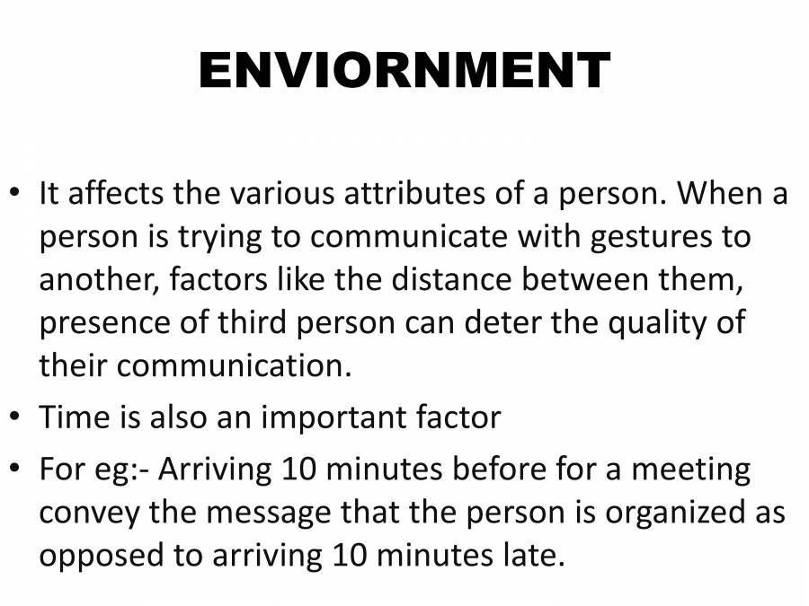 Non Verbal Communication - PowerPoint Slides - LearnPick India
