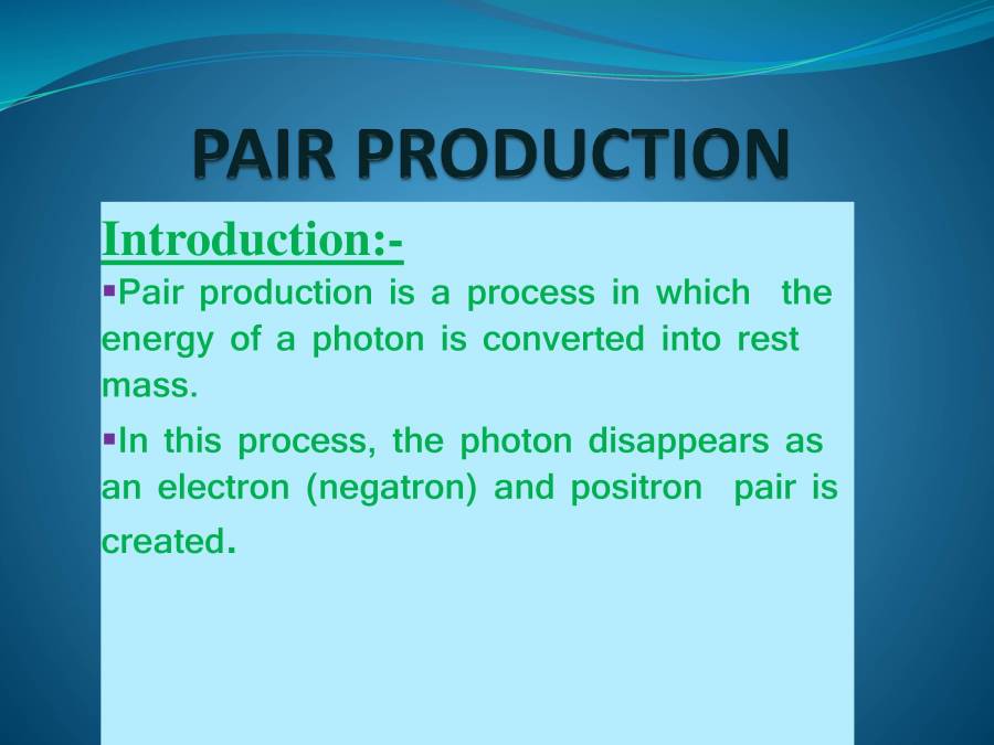 PAIR Production - PowerPoint Slides - LearnPick India