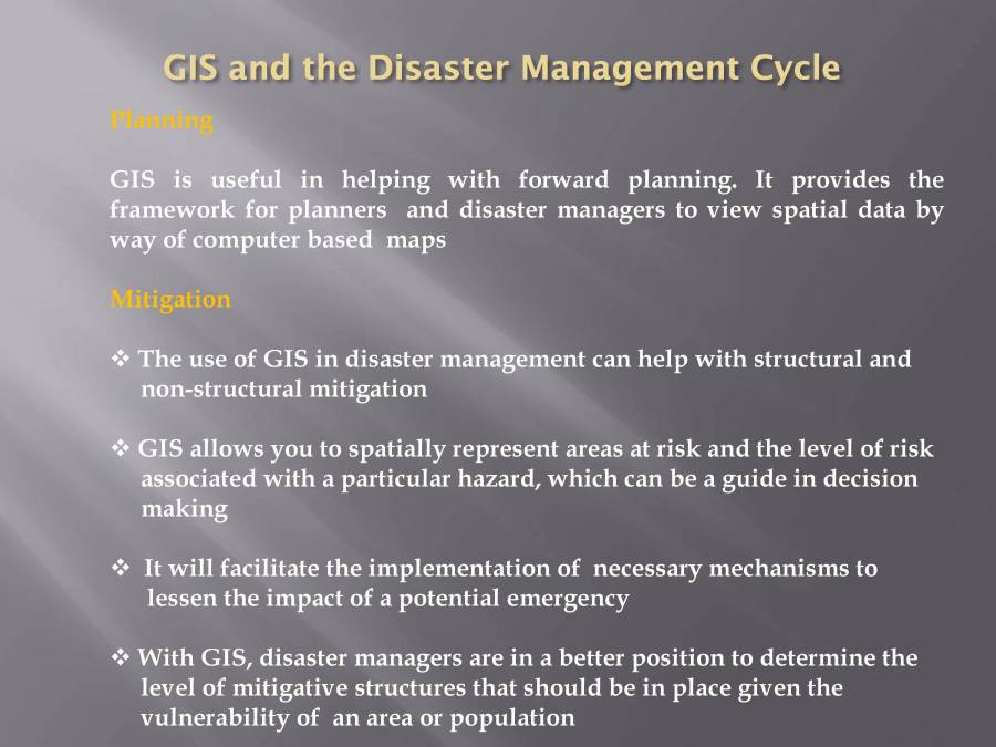 RS And GIS Disaster Management(Civil Engineering) - PowerPoint Slides - LearnPick India