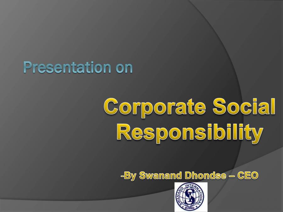 CSR - PowerPoint Slides - LearnPick India