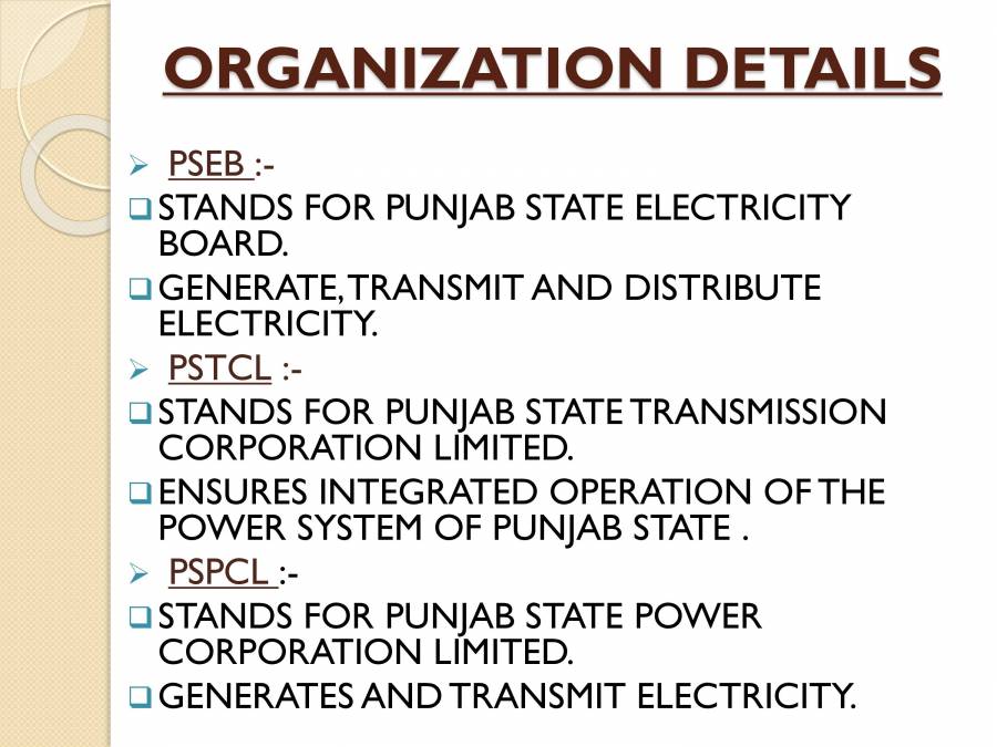 Large Supply PSPCL - PowerPoint Slides - LearnPick India