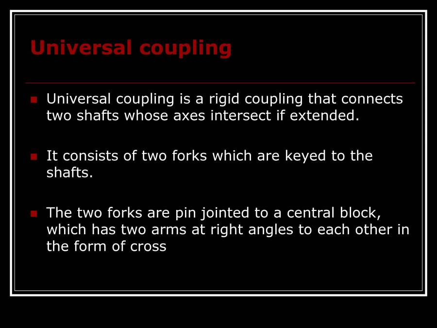 Design - Shaft Couplings - PowerPoint Slides - LearnPick India