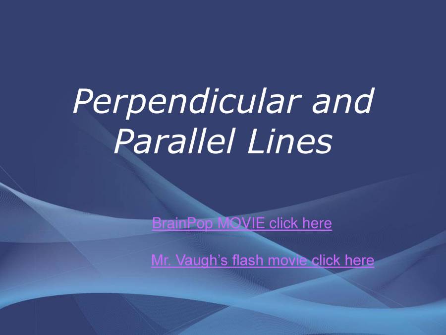 Parallel Lines And Traversals - PowerPoint Slides - LearnPick India