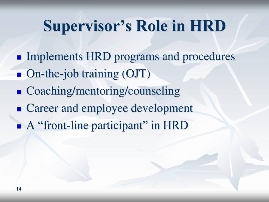 Human Resource Development - PowerPoint Slides - LearnPick India