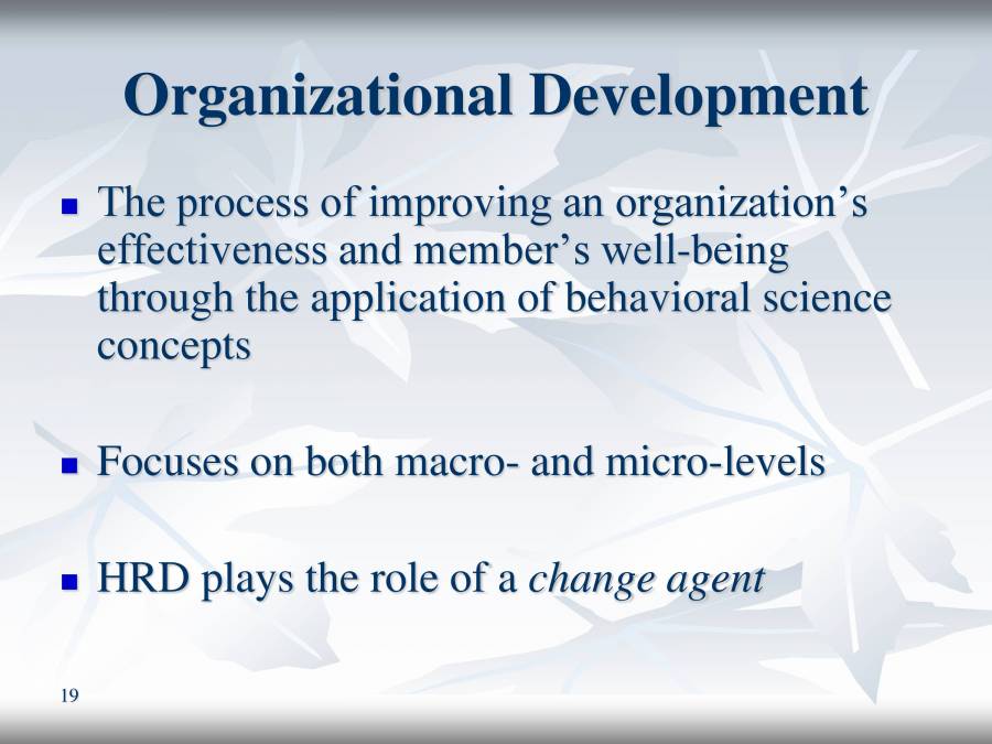 Human Resource Development - PowerPoint Slides - LearnPick India