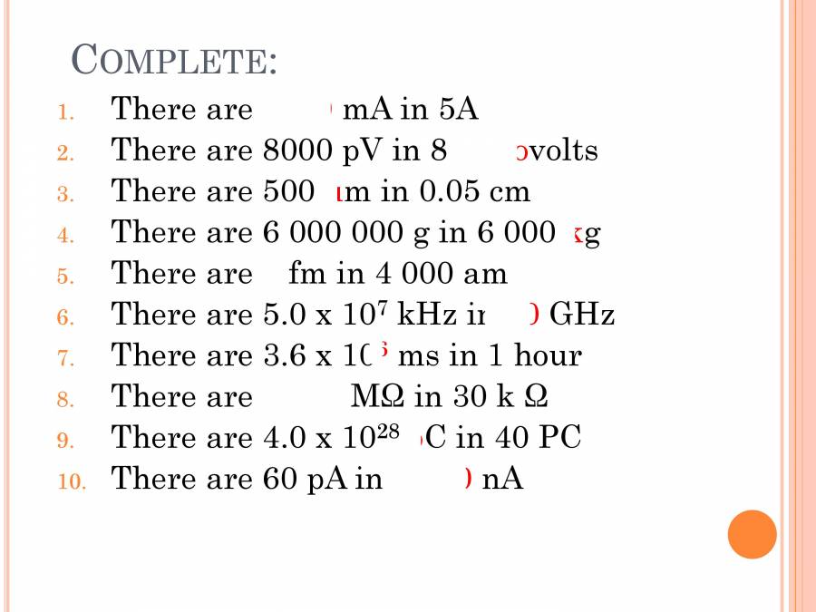 Measurements And Units - PowerPoint Slides - LearnPick India