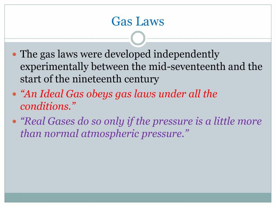 Thermal Physics - Modelling A Gas - PowerPoint Slides - LearnPick India