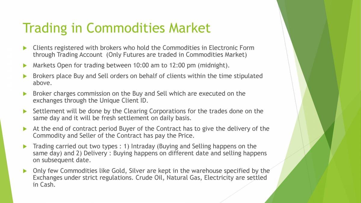B.Com Syllabus -Stock & Commodity Markets - PowerPoint Slides ...