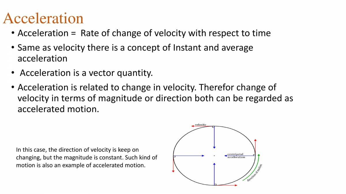 Physics Class IX Motion - PowerPoint Slides - LearnPick India