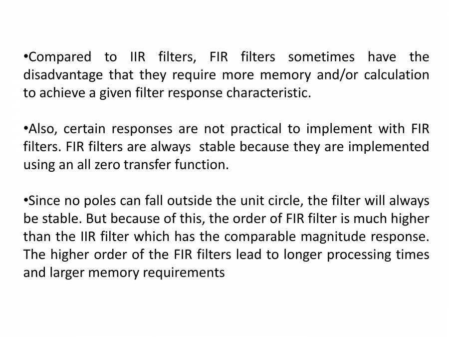 Types Of Digital Filters - PowerPoint Slides - LearnPick India